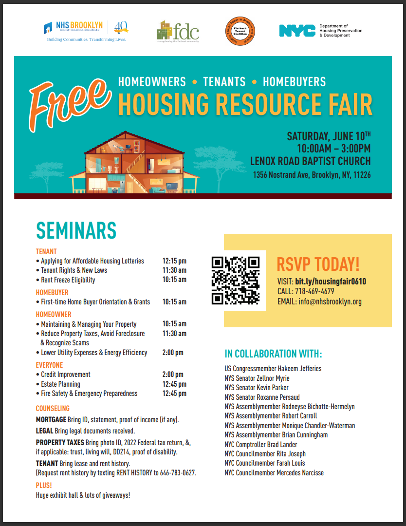 Free Annual Housing Resource Fair - FDC